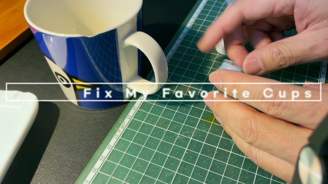 Fix My Favorite Cups / 이가 깨진 컵 고치기 - YouTube