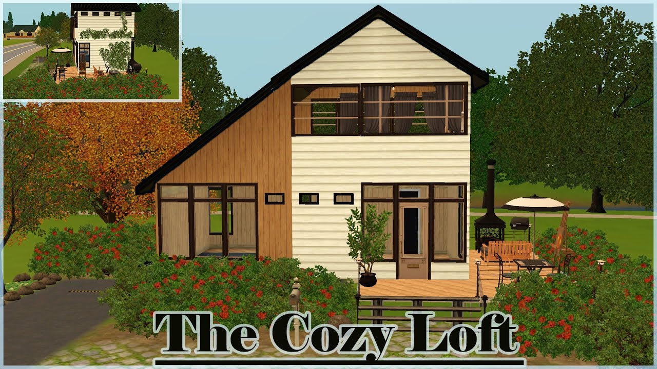 Cozy Loft Home - The Sims 3 - Speed Build - YouTube