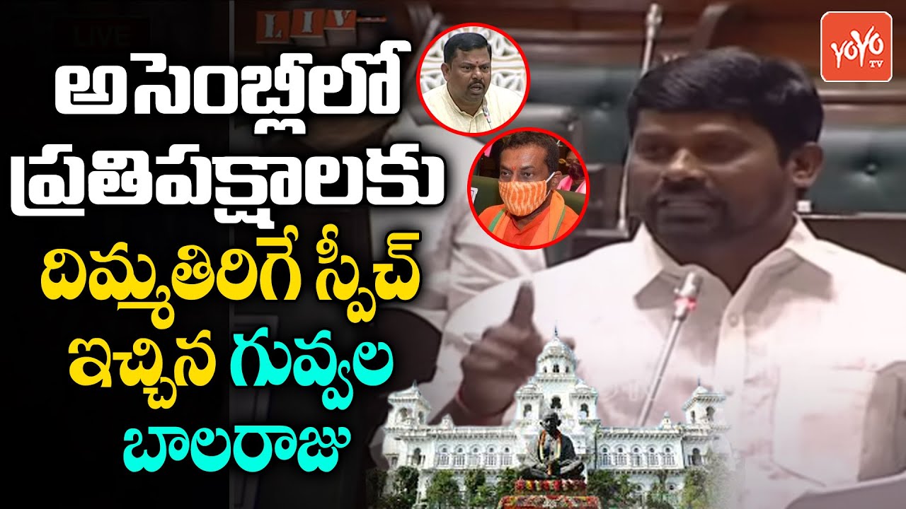 MLA Guvvala Balaraju Powerful Speech In Assembly | Guvvala Balaraju Vs ...