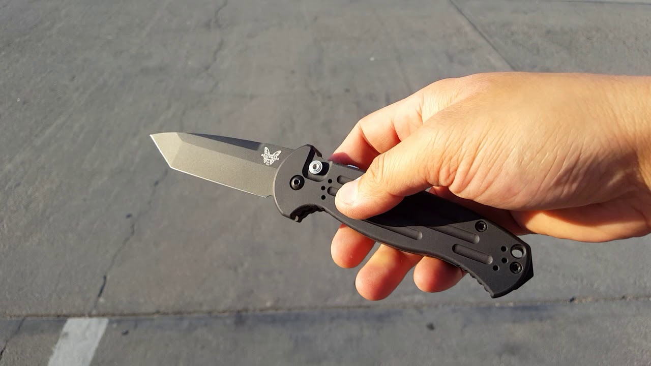 Benchmade 9052BK AFO II AUTO - YouTube