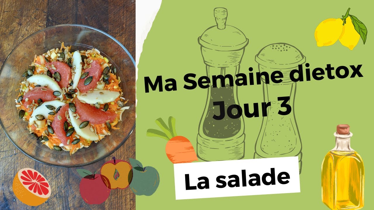 SALADE DIETOX, UN CONCENTRE DE VITAMINES & DE SAVEURS - YouTube