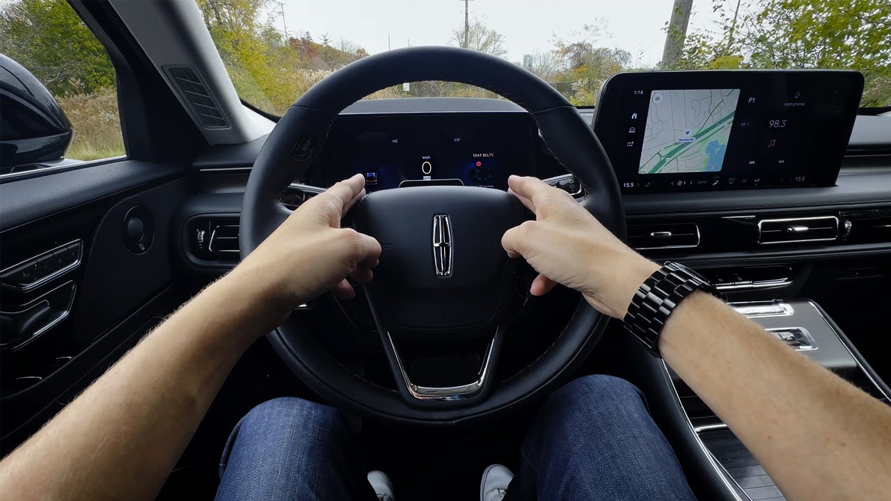 Steering Wheel and Cluster in the Lincoln Aviator (2025-2026) - YouTube