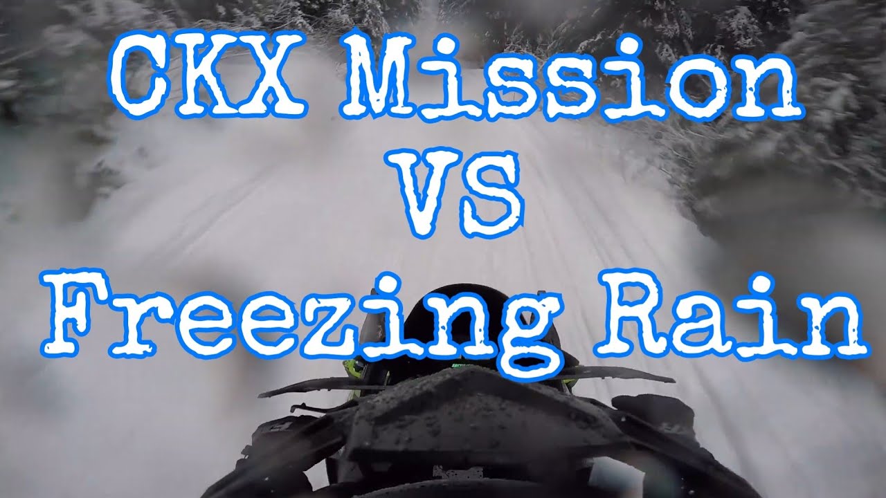 CKX MISSION REVIEW |How does the CKX MISSION hold up FREEZING RAIN ...
