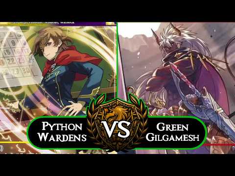 Old Rulers, New Approaches: Python Wardens Vs Green Gilgamesh Feature Match : Force of Will (TCG)