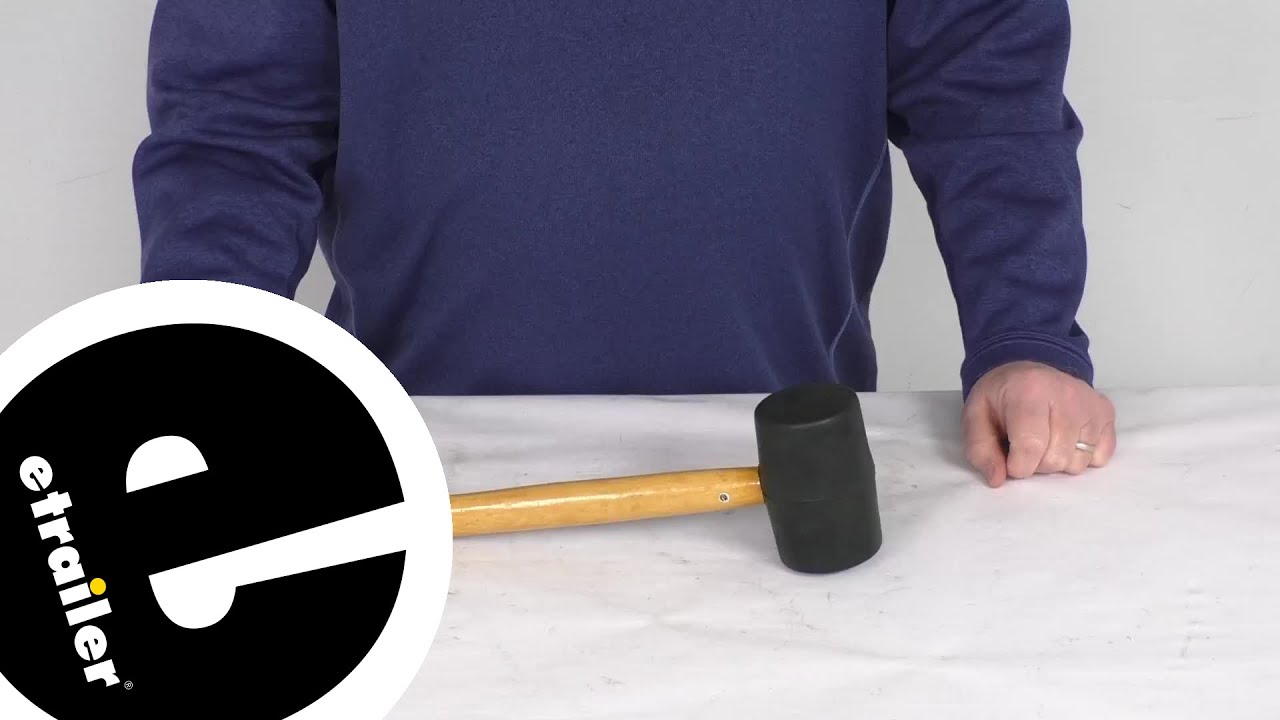 etrailer | Detailed Breakdown of the Rubber Mallet with Hardwood Handle ...