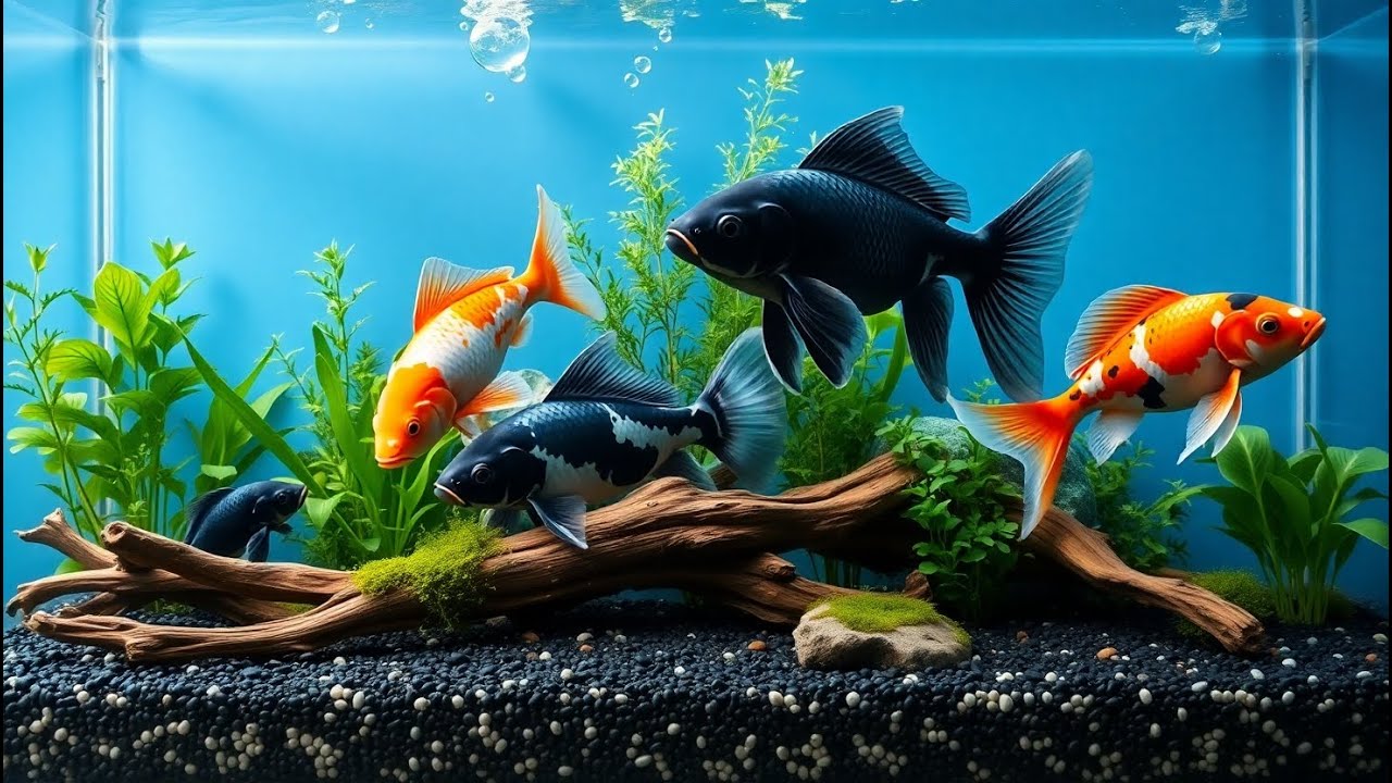 Gentle Aquarium Ambience | Fish Tank Relaxation for Stress Relief - YouTube