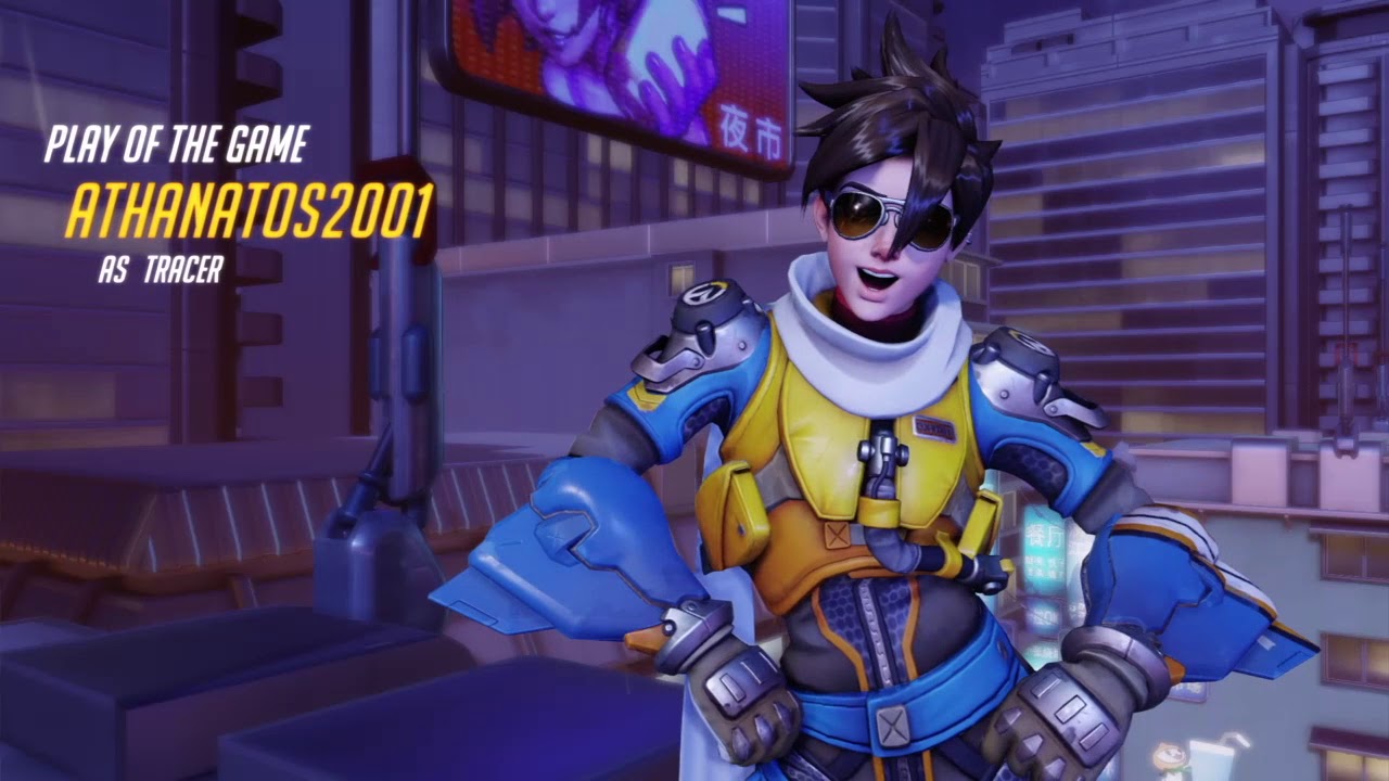 Overwatch POTG as Tracer - YouTube