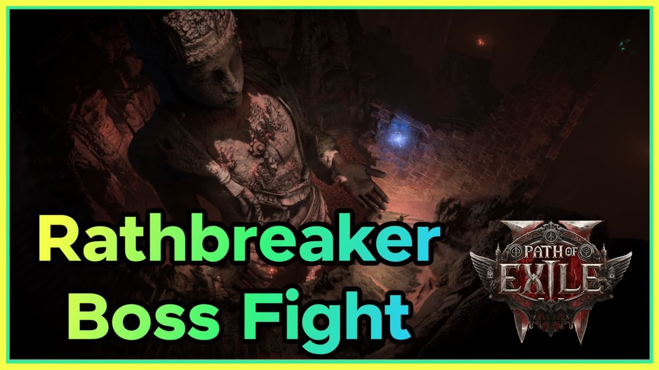 Path of Exile 2 - Rathbreaker Boss Fight - YouTube