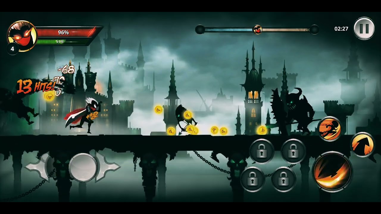 STICKMAN LEGENDS SHADOW FIGHT MOBILE GAMEPLAY - YouTube