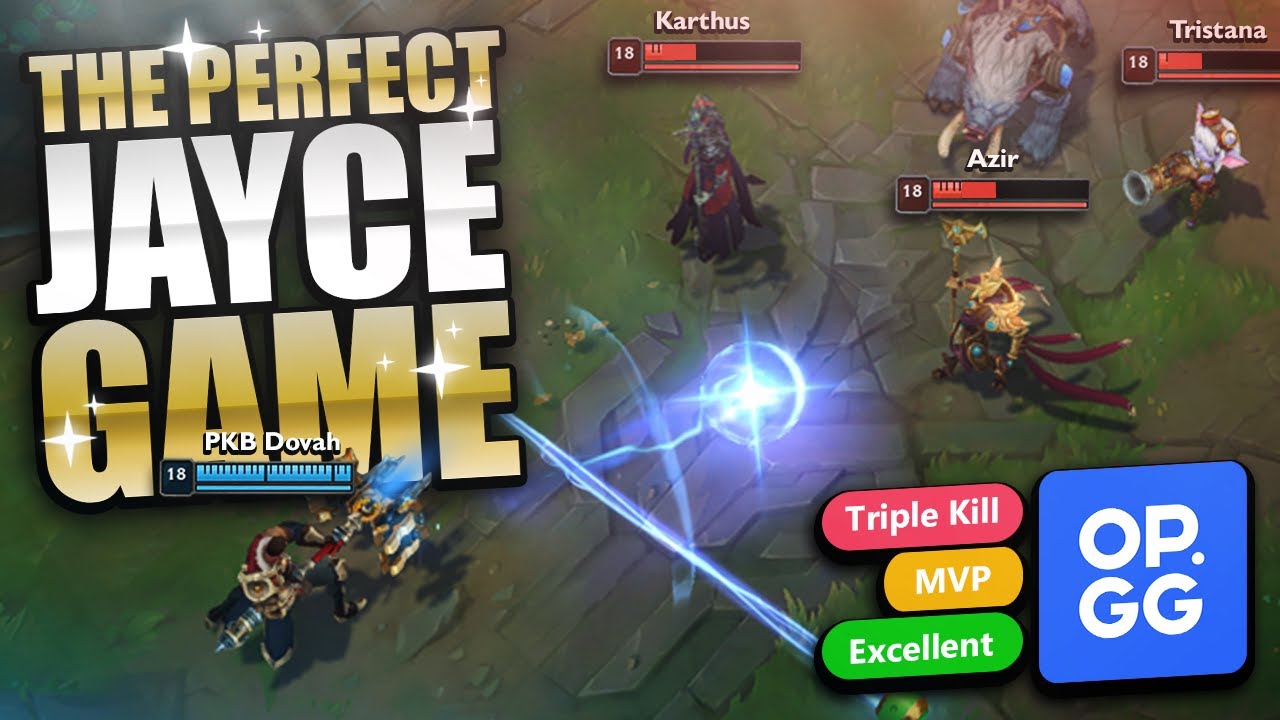 The Perfect Jayce Game | PKB Dovah - YouTube
