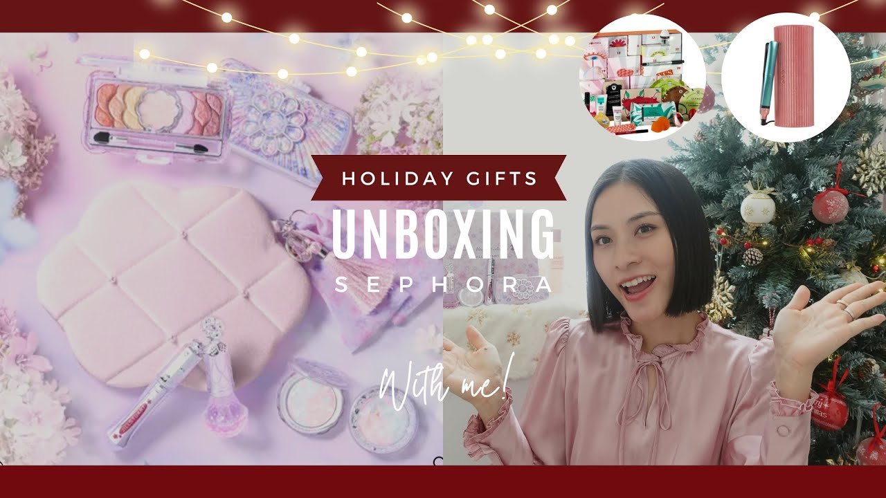 【開箱】Black Friday Sephora 必搶套裝！Jill Stuart 夢幻獨角獸眼影🦄️ ghd 絲絨禮盒🎁聖誕倒數日曆 🎄 Sona Tina - YouTube