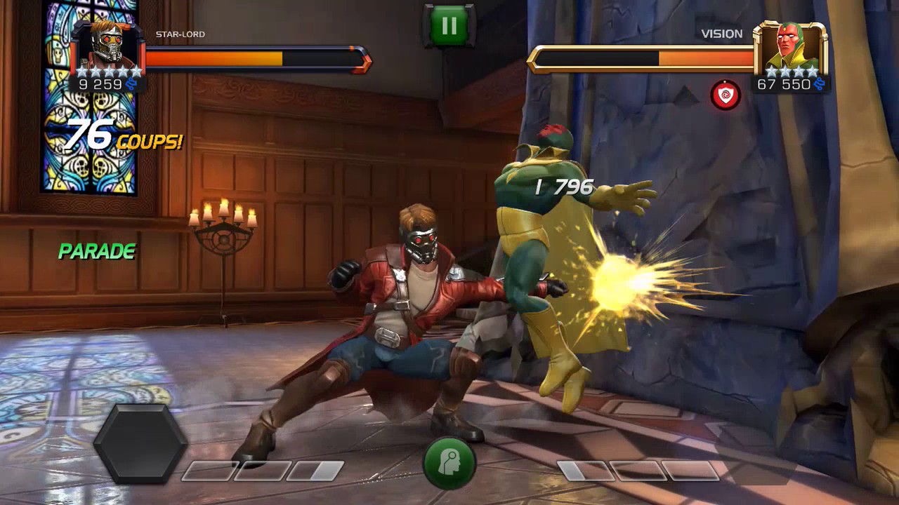 Star lord 5* R4 vs vision - MCOC Realm of Legends - YouTube