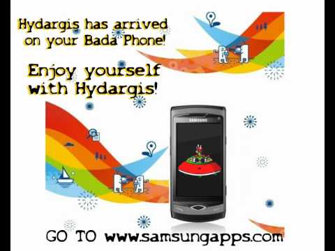 App Hydargis - A new real interactive cartoon character on your Bada Phone!