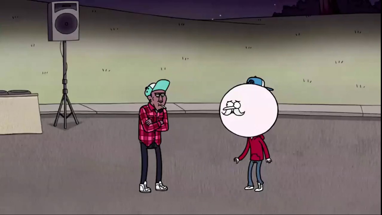 Regular Show - Pops Rapping And Getting Freaky On Friday Night Funkin ...