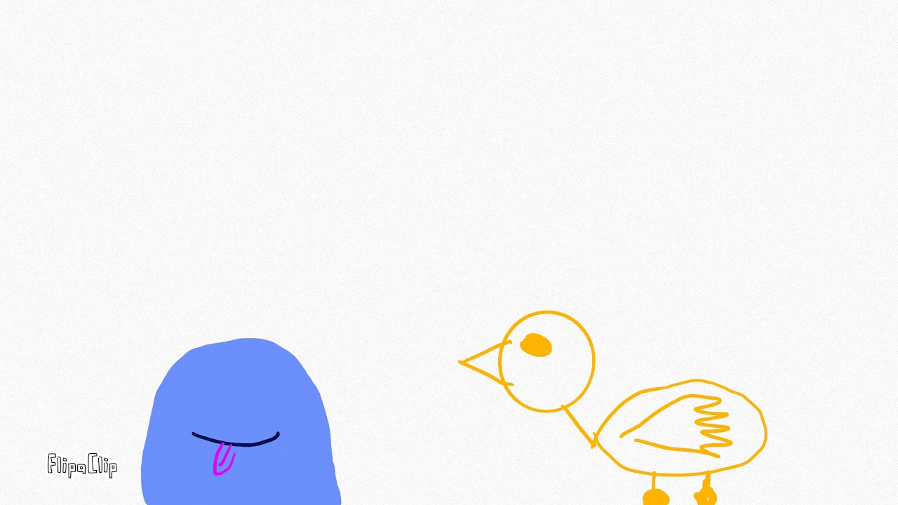 When a blob eats a chicken - YouTube