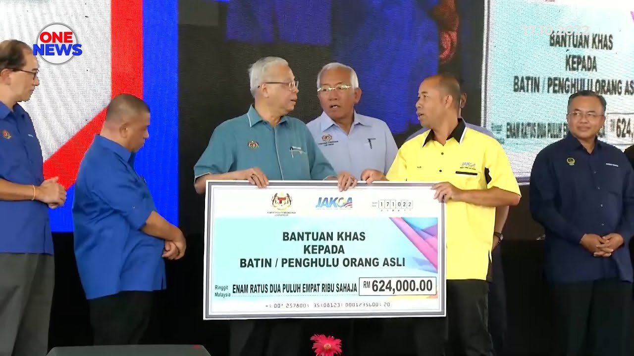 Pemberian sekali beri RM1,000 kepada Tok Batin - YouTube