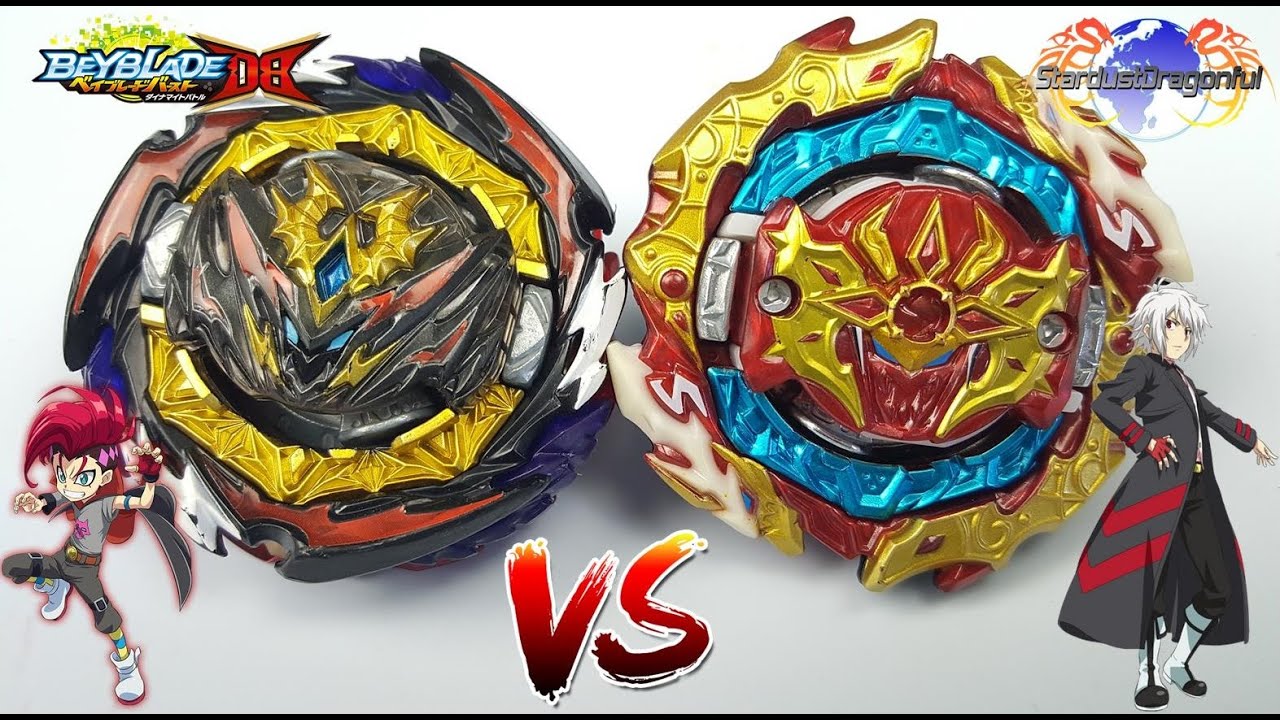 DYNAMITE BELIAL + F-GEAR + V-GEAR + S-GEAR VS ASTRAL SPRIGGAN BEYBLADE ...