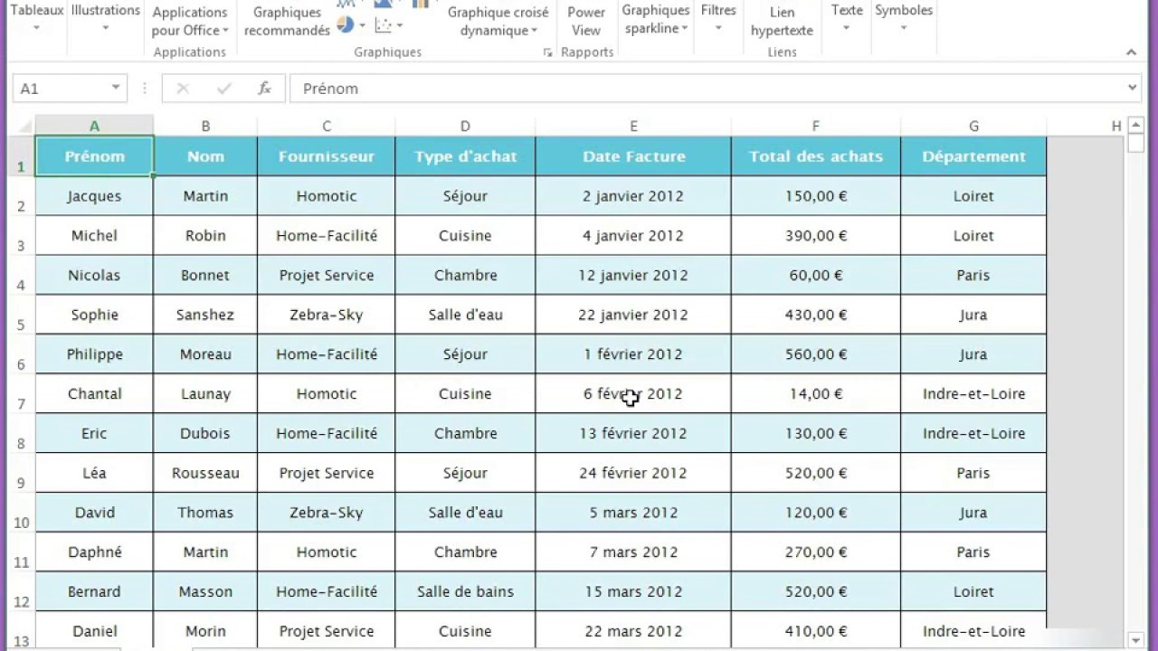 1 Comment Créer un tableau croisé dynamique - YouTube