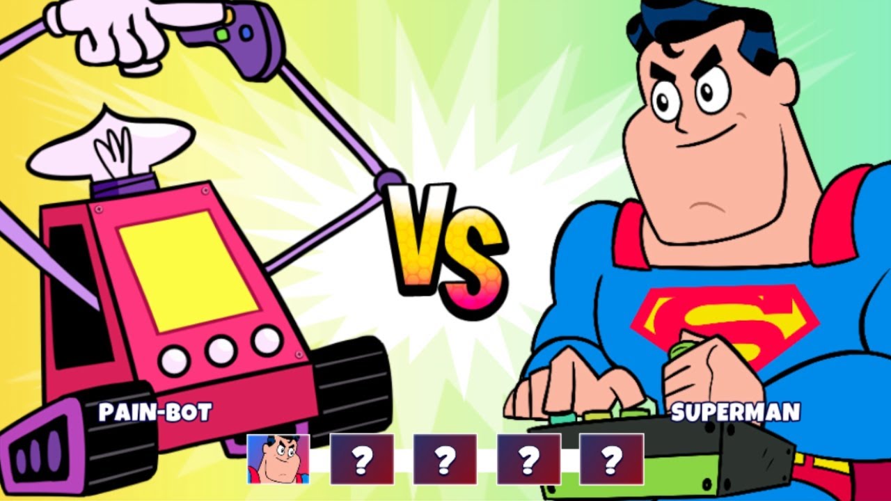 Teen Titans Go: Jump Jousts 2 - Pain-Bot Defeats The Justice League In ...