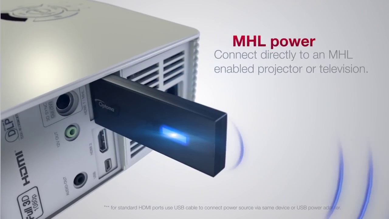 HDCast Pro OPTOMA - YouTube