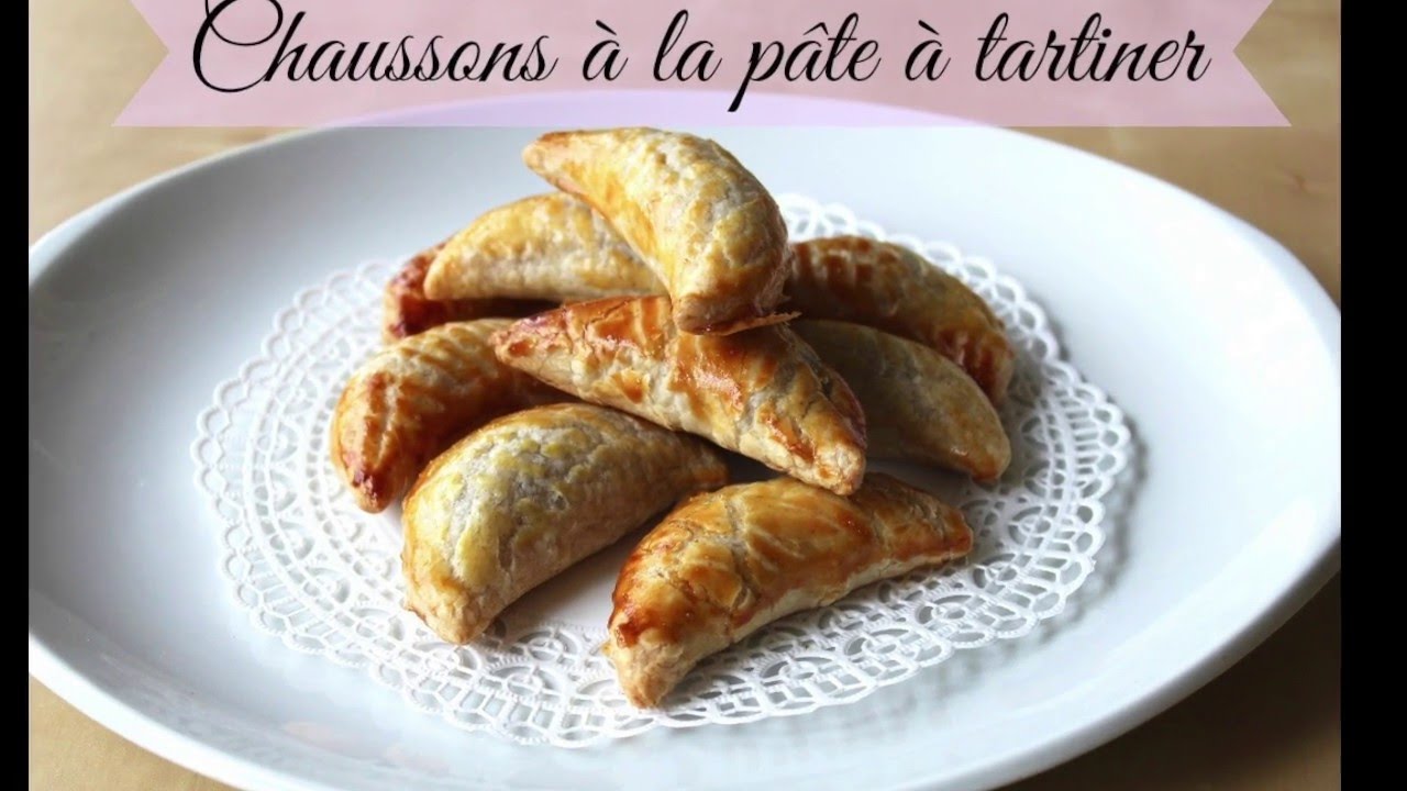 Chaussons à la pâte à tartiner # Le Pays des Gourmandises - YouTube