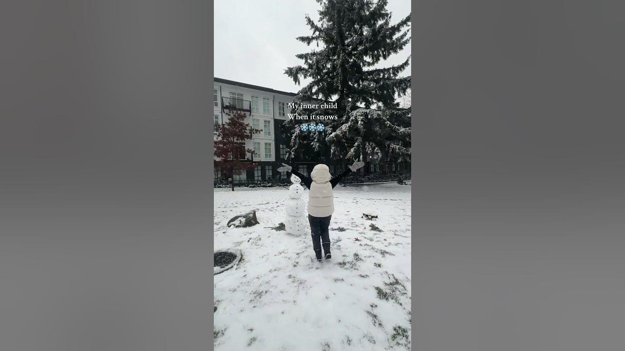 My inner child when i see snow ️☃️ #snow #innerchild #winter #snowman # ...