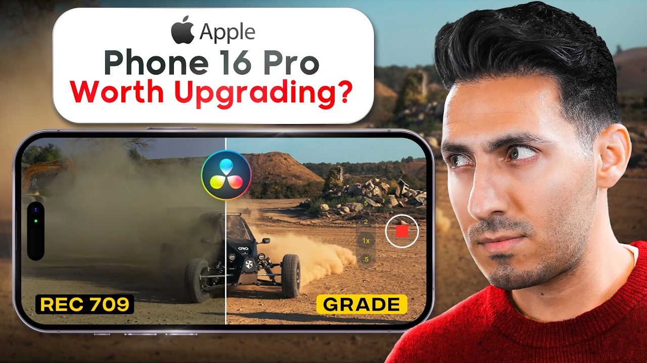 Color Grading iPhone 16 Pro - How Far Can You Push It? - YouTube