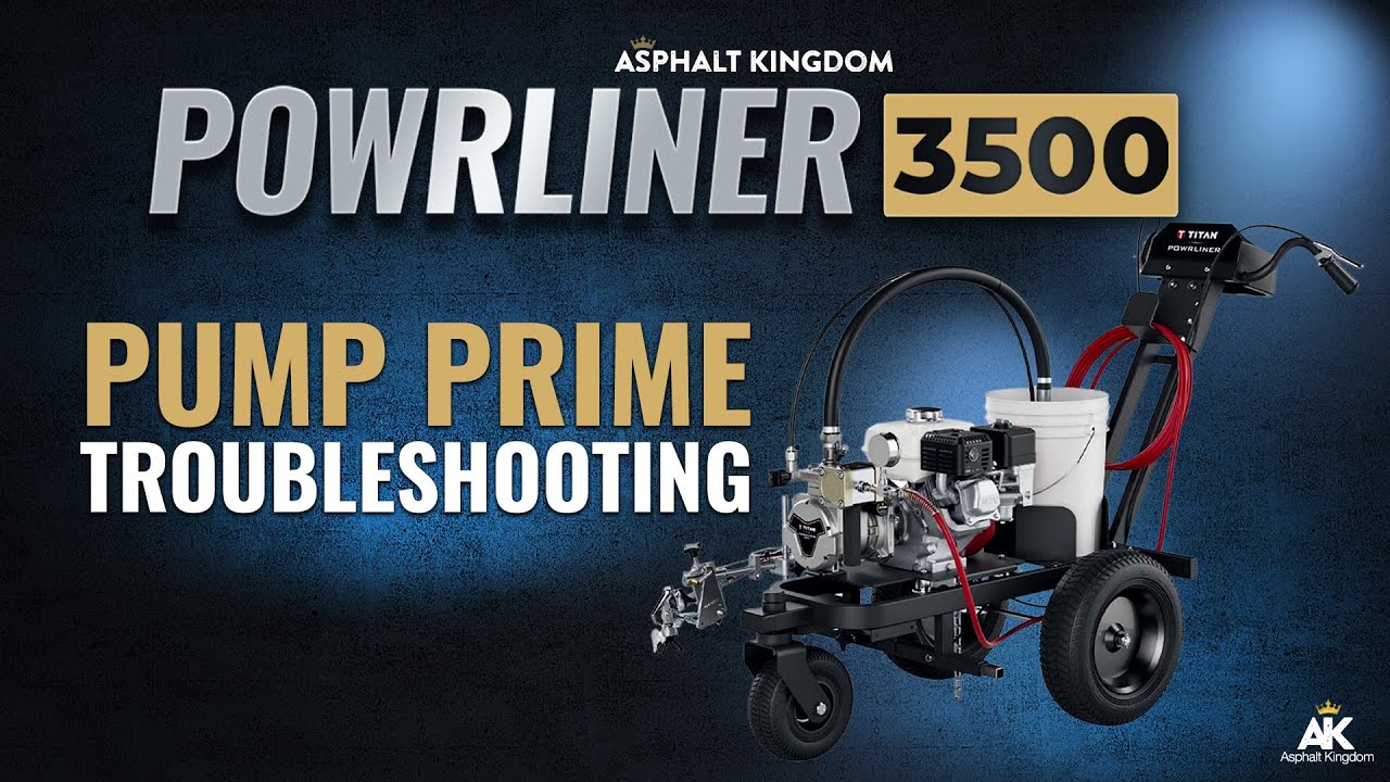 Titan PowrLiner 3500 & 3500S Pump Prime Troubleshooting - YouTube