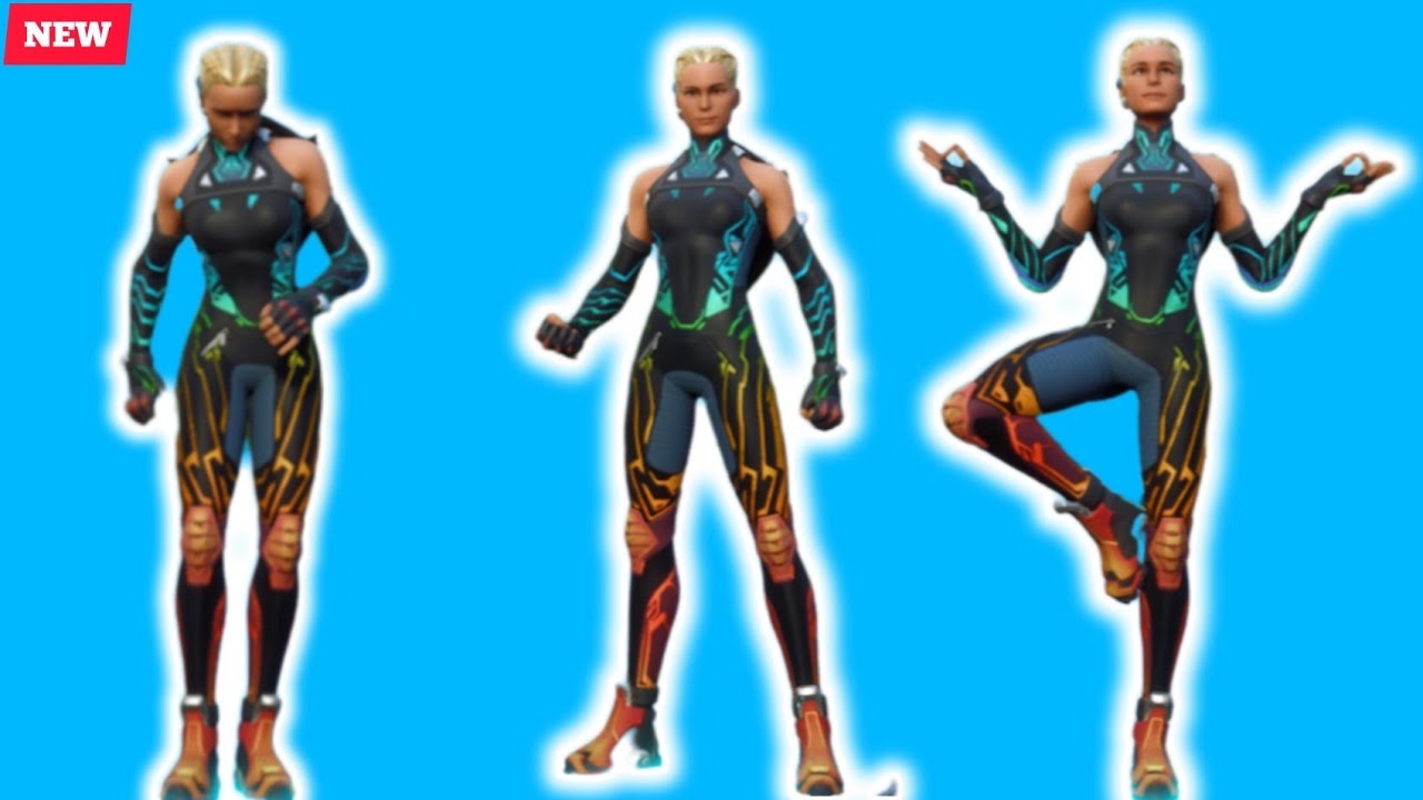 Fortnite New Paradigm Skin Showcase With Icon Series Dances And Emotes