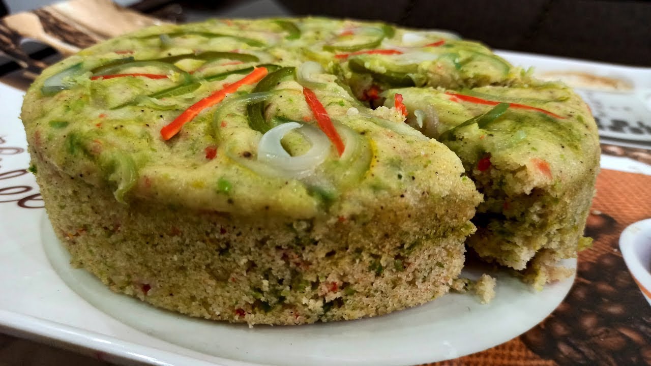 Mix Vegetable Cake | Semolina Vegetable Cake | Vegetable Cake - YouTube