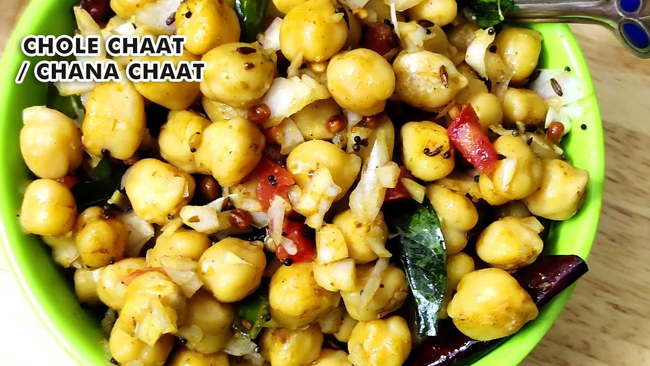 Chole Chaat Recipe | Weight Loss Chaat | Protein Chaat | Chana Chaat ...