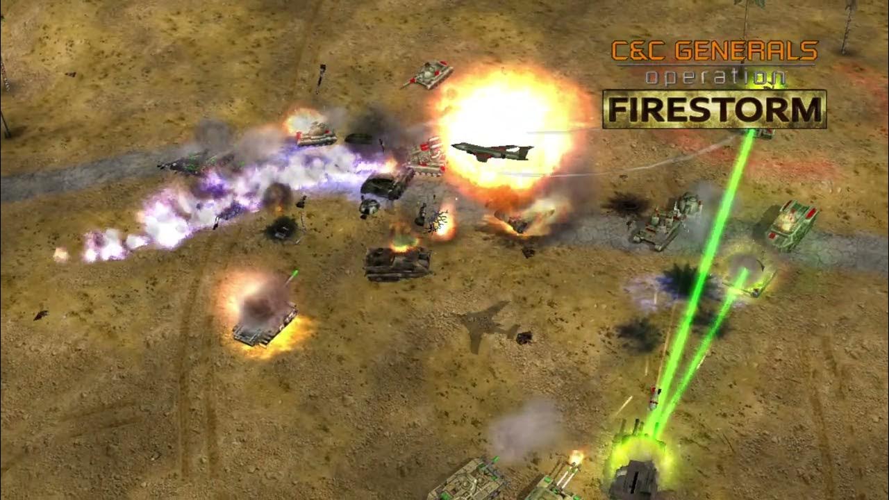 c&c generals operation firestorm shellmap - YouTube