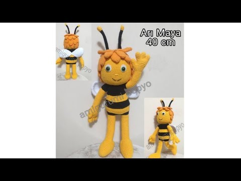 Amigurumi örgü Arı Maya  Anten Yapımı