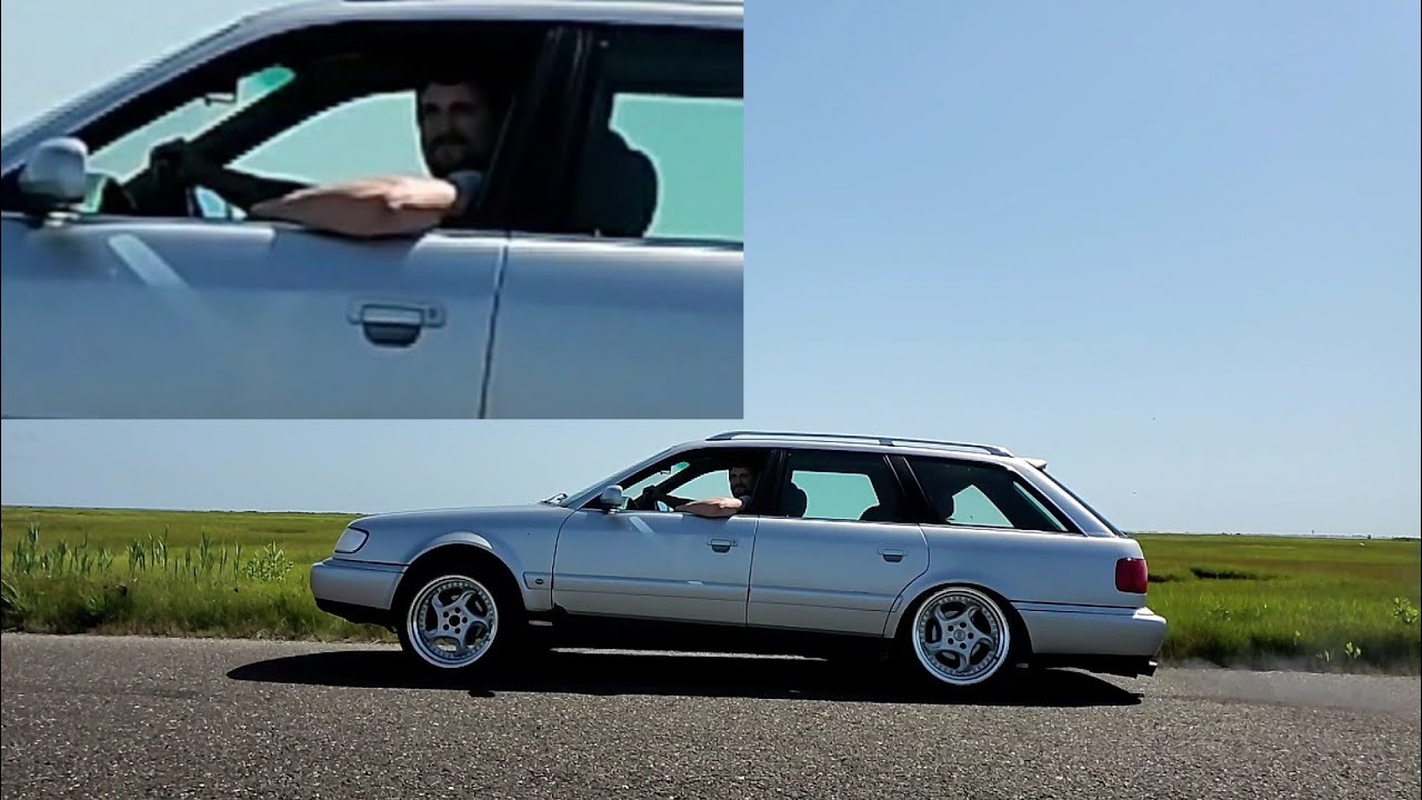 Audi C4 S6 5.2 V10 Slow-Motion Launches - YouTube