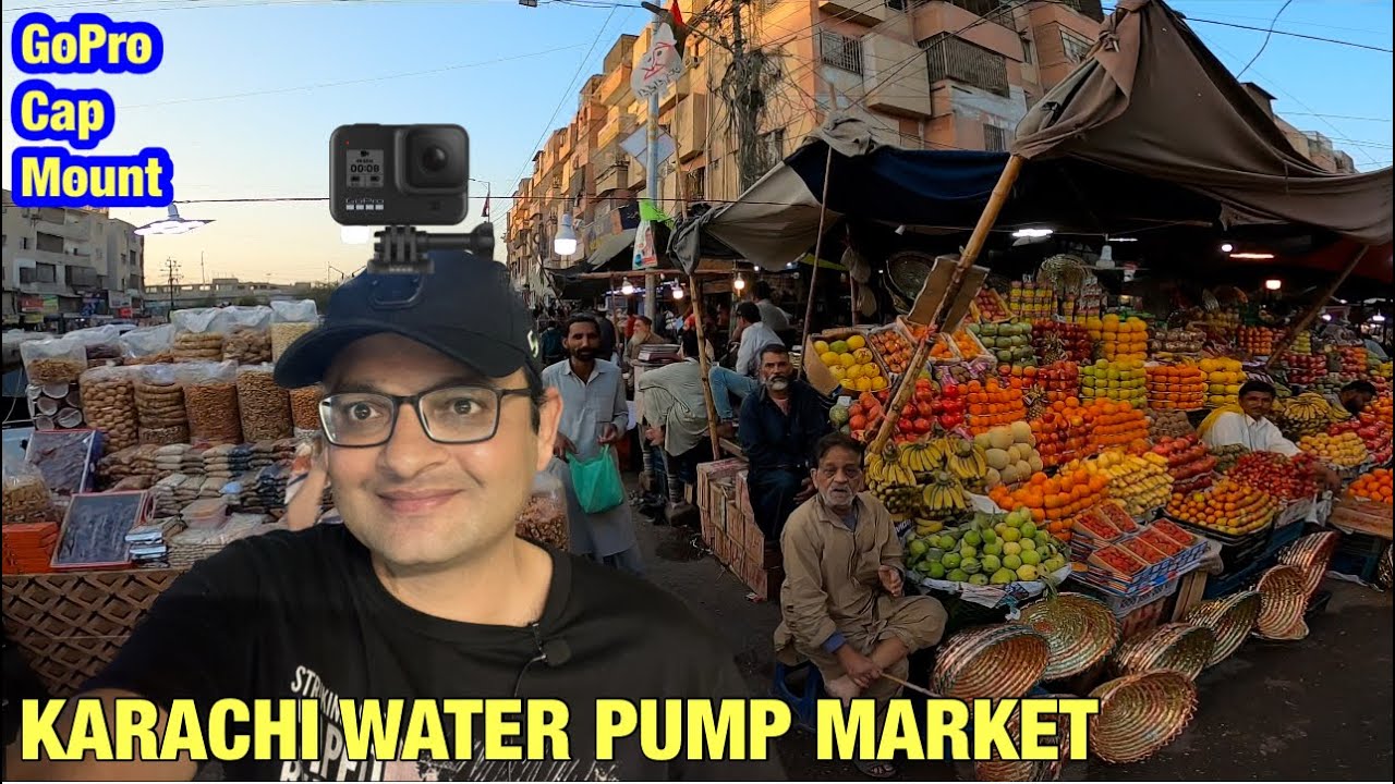GOPRO CAMERA CAP MOUNT KARACHI WATER PUMP MARKET #karachi #pakistan # ...