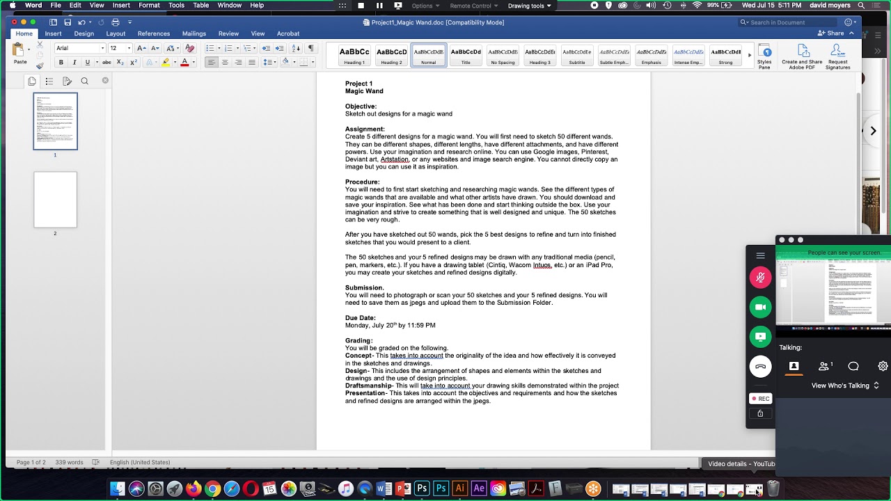 Magic Wand Project Intro - YouTube