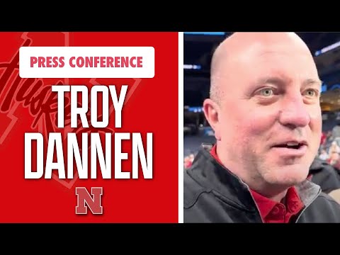 New Nebraska athletic director Troy Dannen speaks at NCAA Tournament I ...