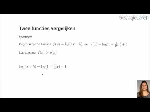 Logaritmisch verband (wiskunde B) | Logaritmisch verband: Ongelijkheden ...