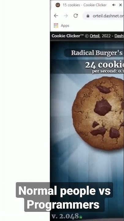 How normal people vs Programmers play cookie clickers - YouTube