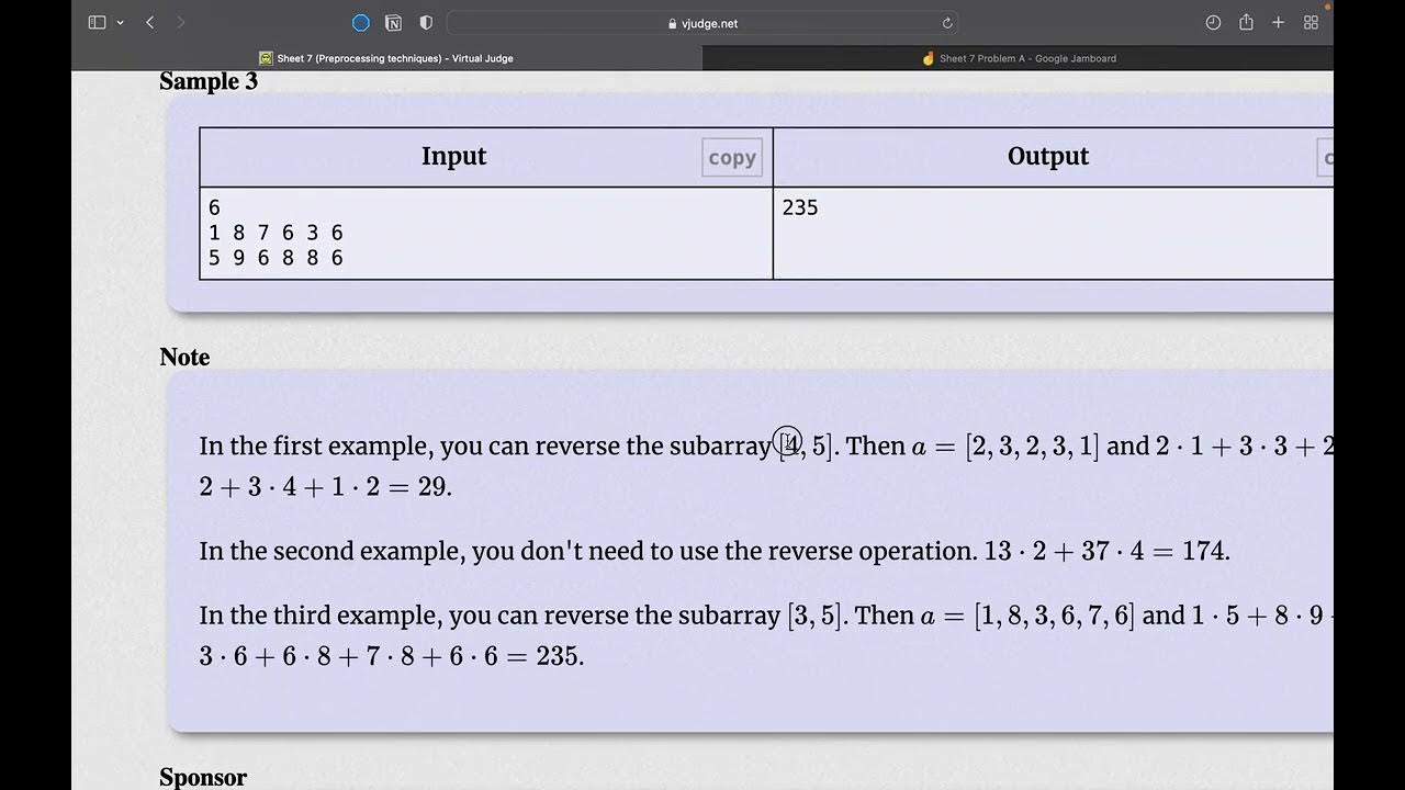 Problem 1519d Educational Codeforces Round 108 Maximum Sum Of