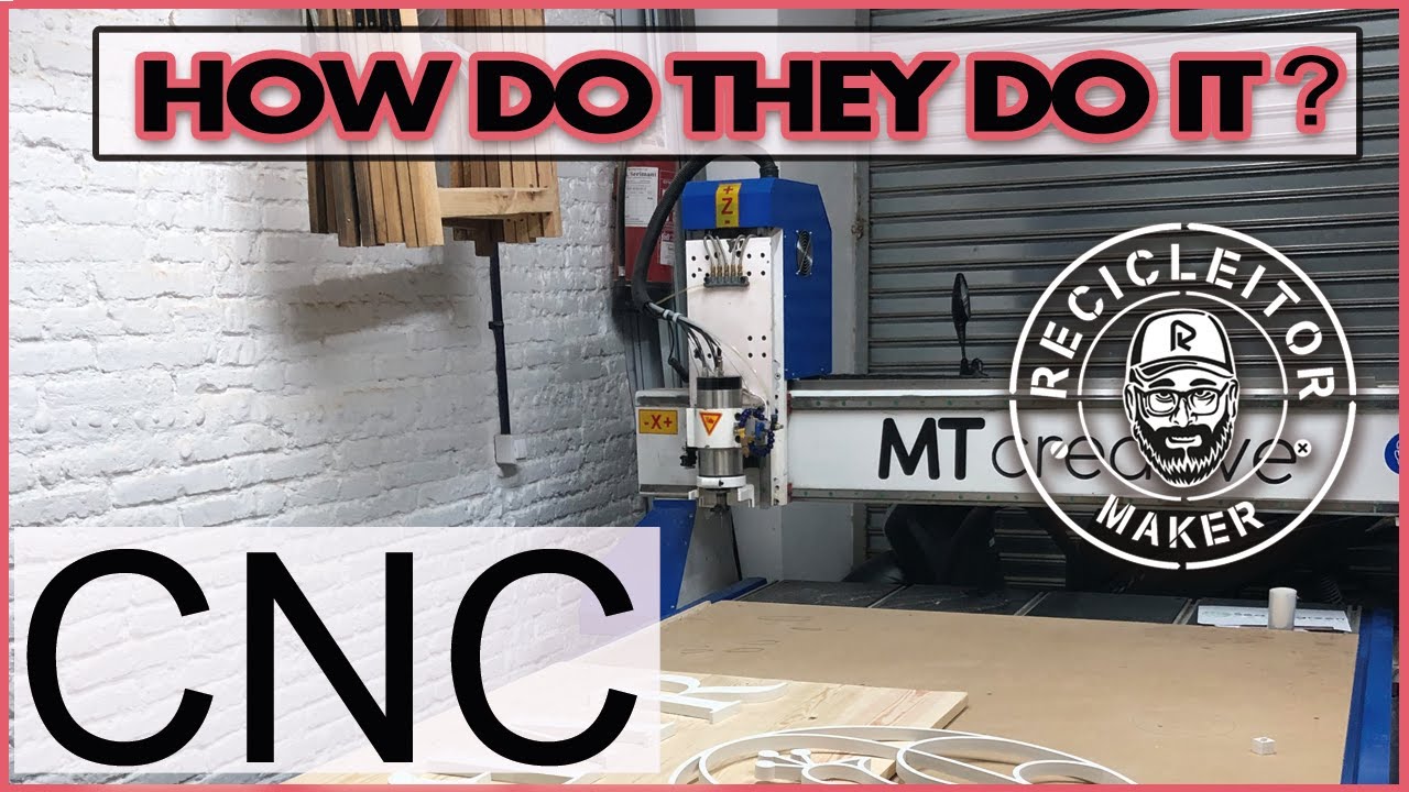 CNC HOW DO THEY DO IT ? Como se hace con CNC un Cartel de Madera y ...