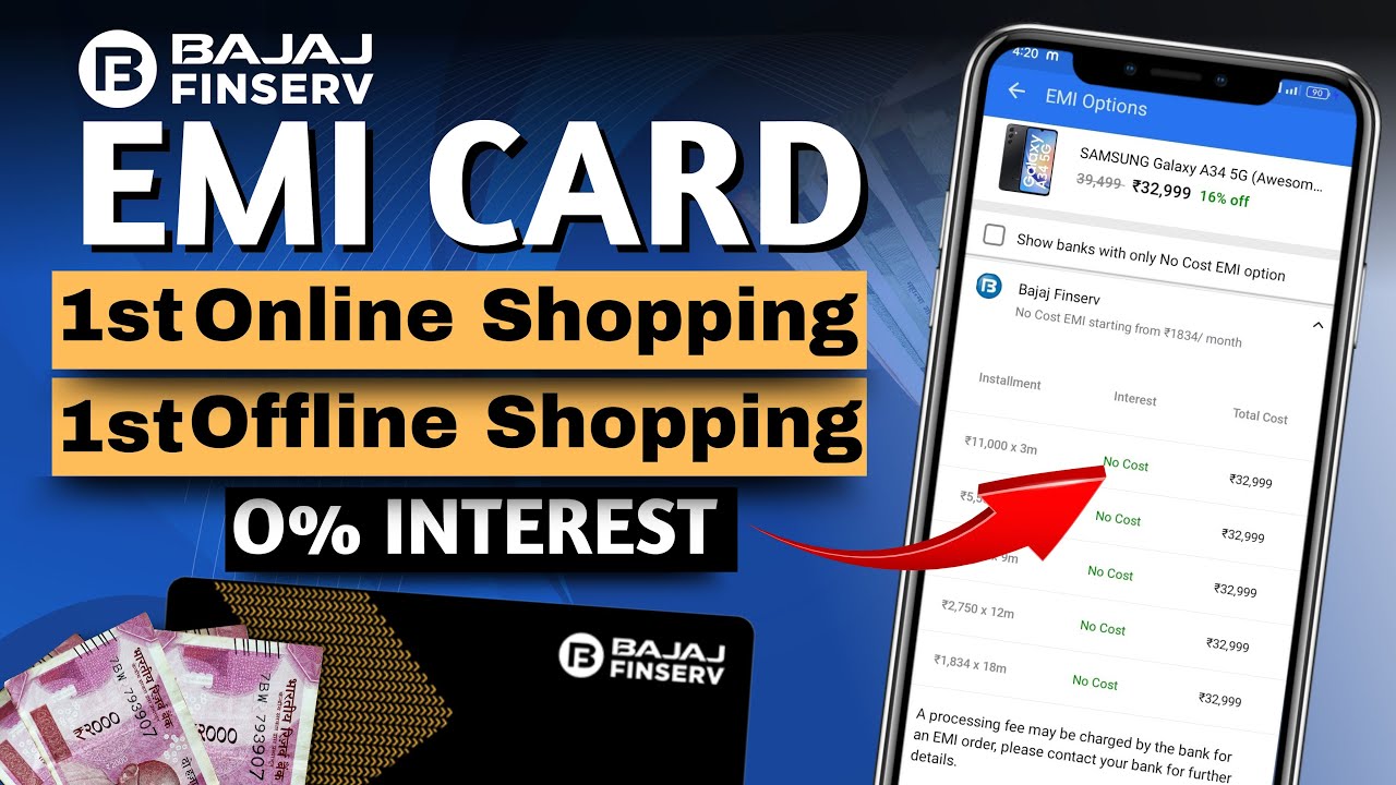 Bajaj Finance Card Kaise Banaye || Frist Online & Offline Shopping ...