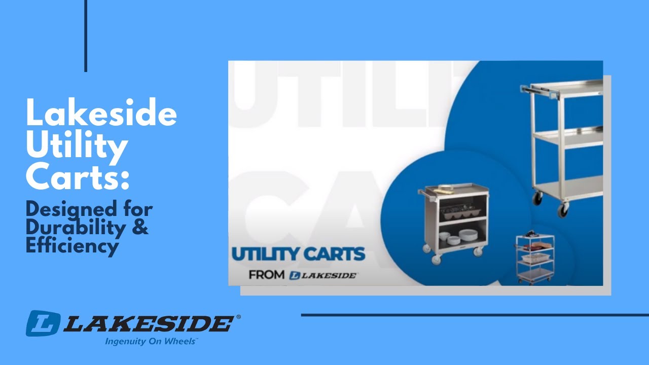 Lakeside Utility Carts: Designed for Durability & Efficiency - YouTube