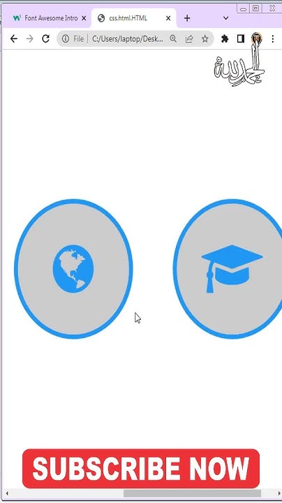How To Create Css Icon Hover Effects Font Awesome Icon Short - YouTube