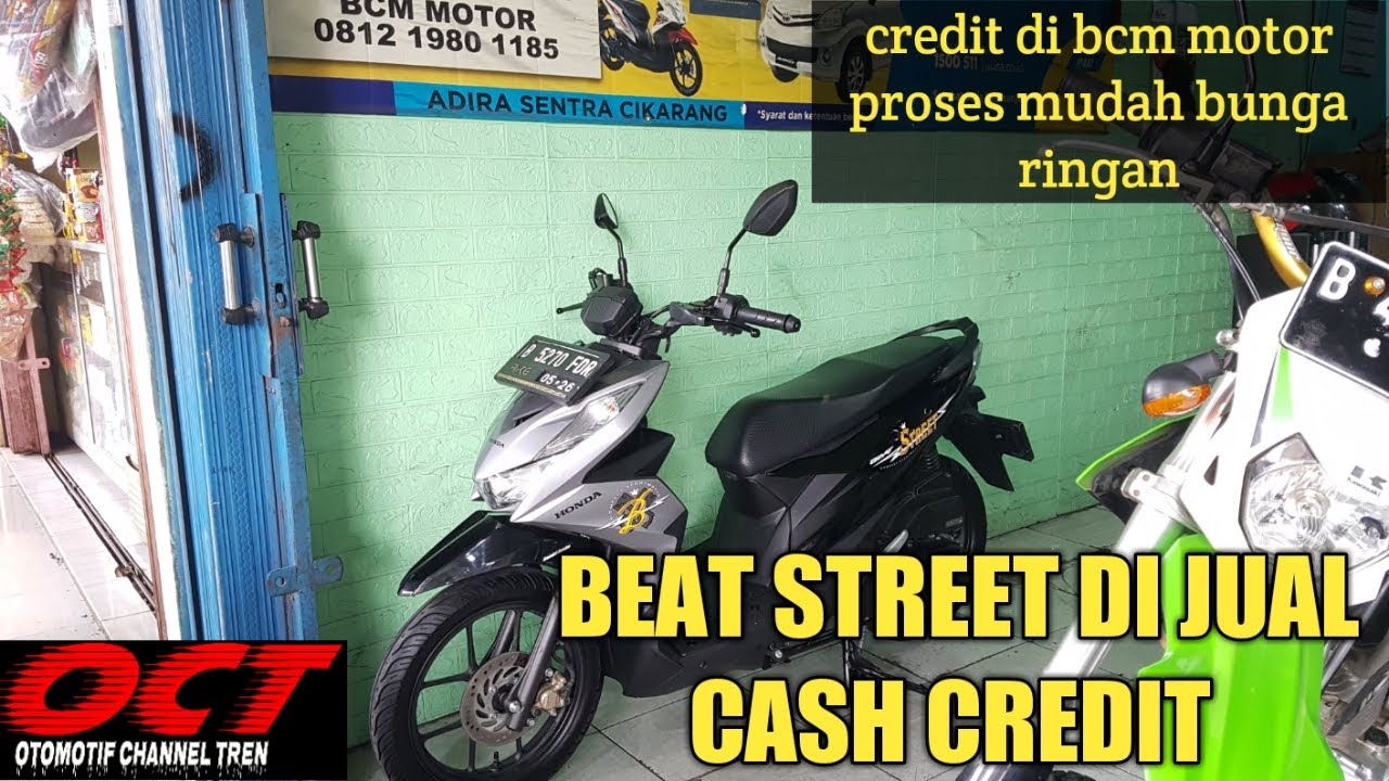 HONDA BEAT STREET DI JUAL CASH CREDIT DI BCM MOTOR CIKARANG REVIEW ...