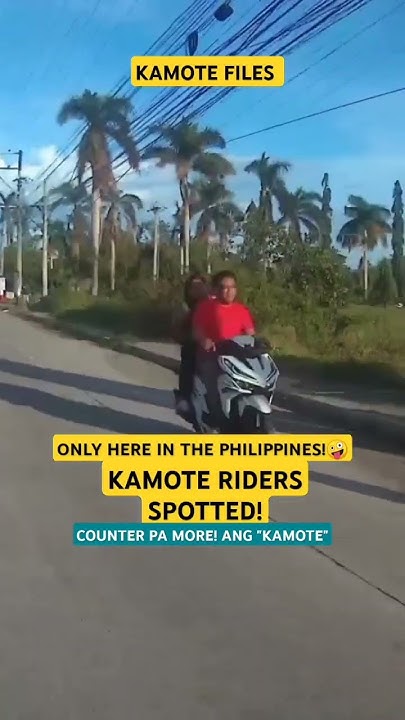 KAMOTE RIDERS ON THE SPOT! ONLY HERE IN THE PHILIPPINES! #rider - YouTube