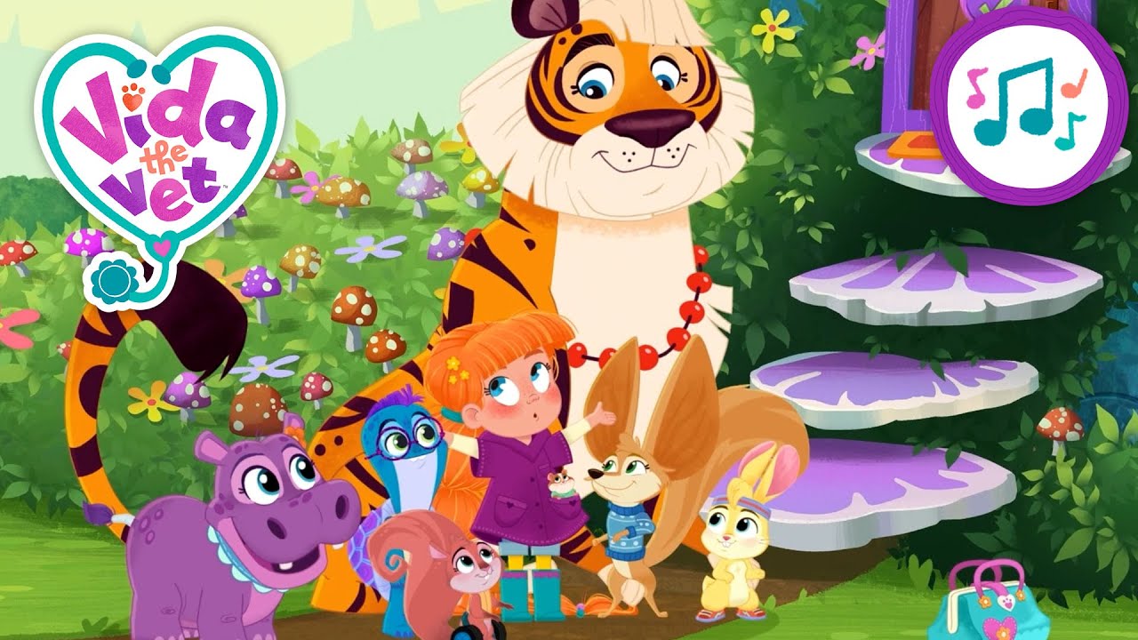 All of You Song 🐅🦛🐹 Vida the Vet Music Video | Animal Cartoons for Kids ...