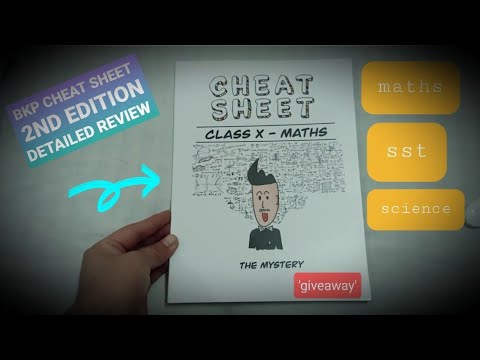 CHEAT SHEET BY BKP 2nd EDITION DETAILED REVIEW | THE SEQUEL | MATHS , SCIENCE , SOCIAL SCIENCE ...