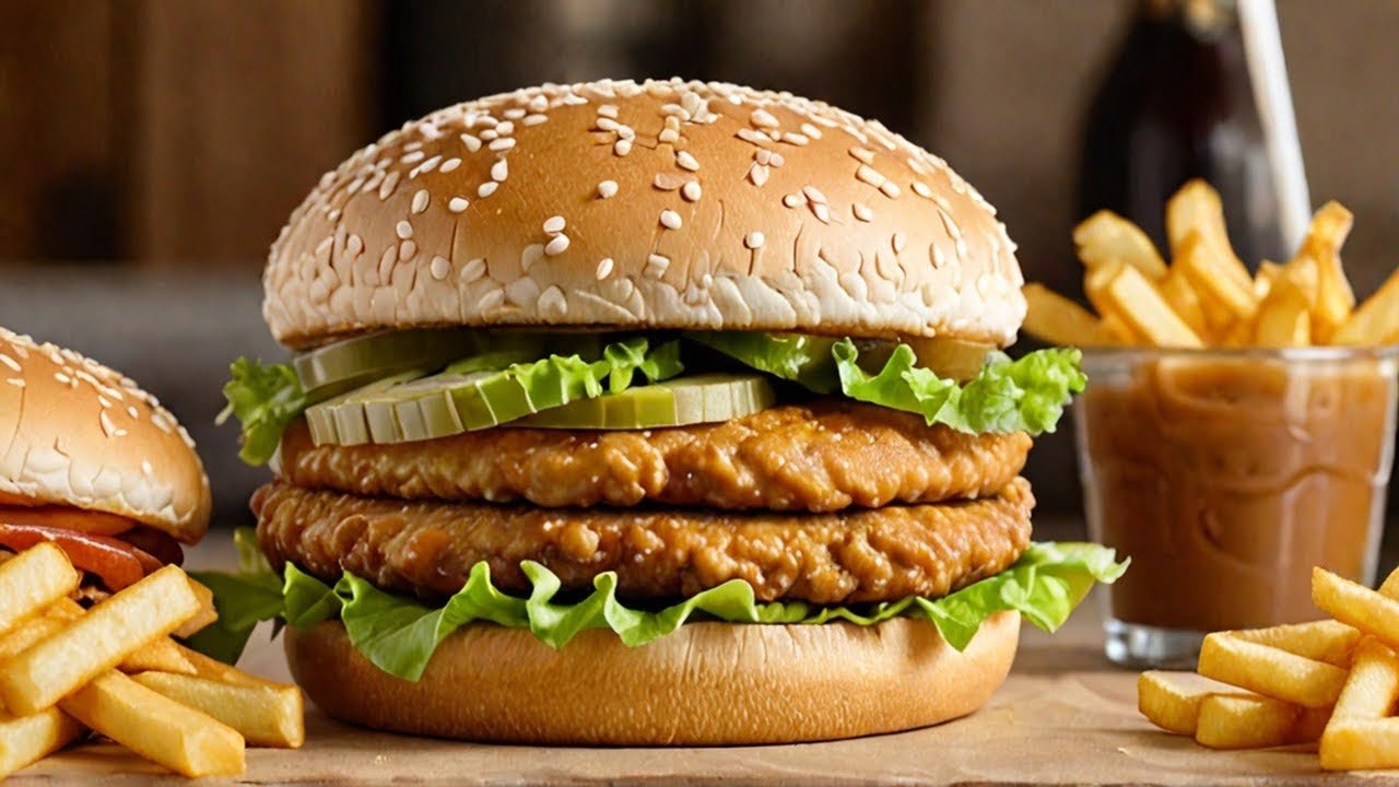THE LARGEST Chicken Big Mac EVER Made! - YouTube