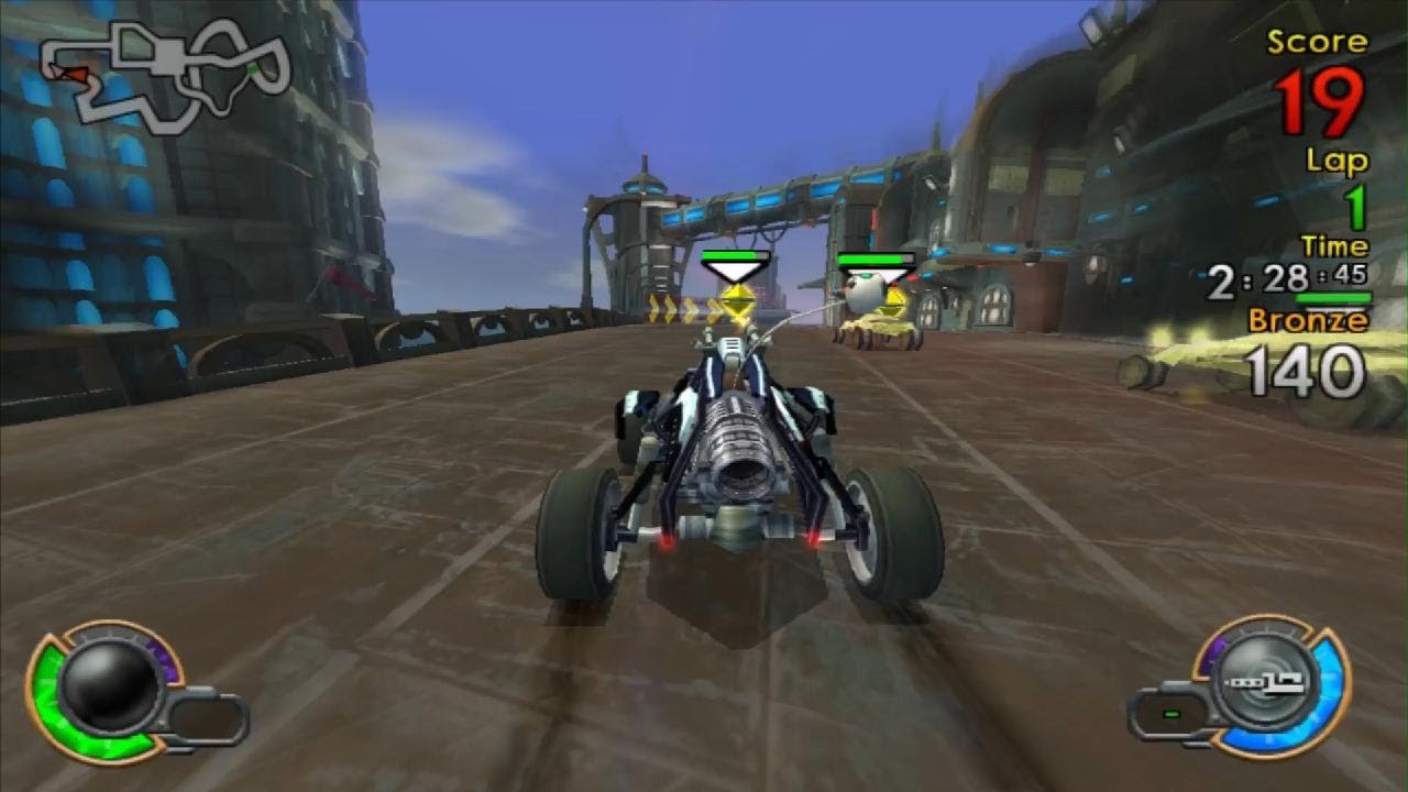Jak X: Combat Racing PS5 G.T. Blitz Death Race - YouTube